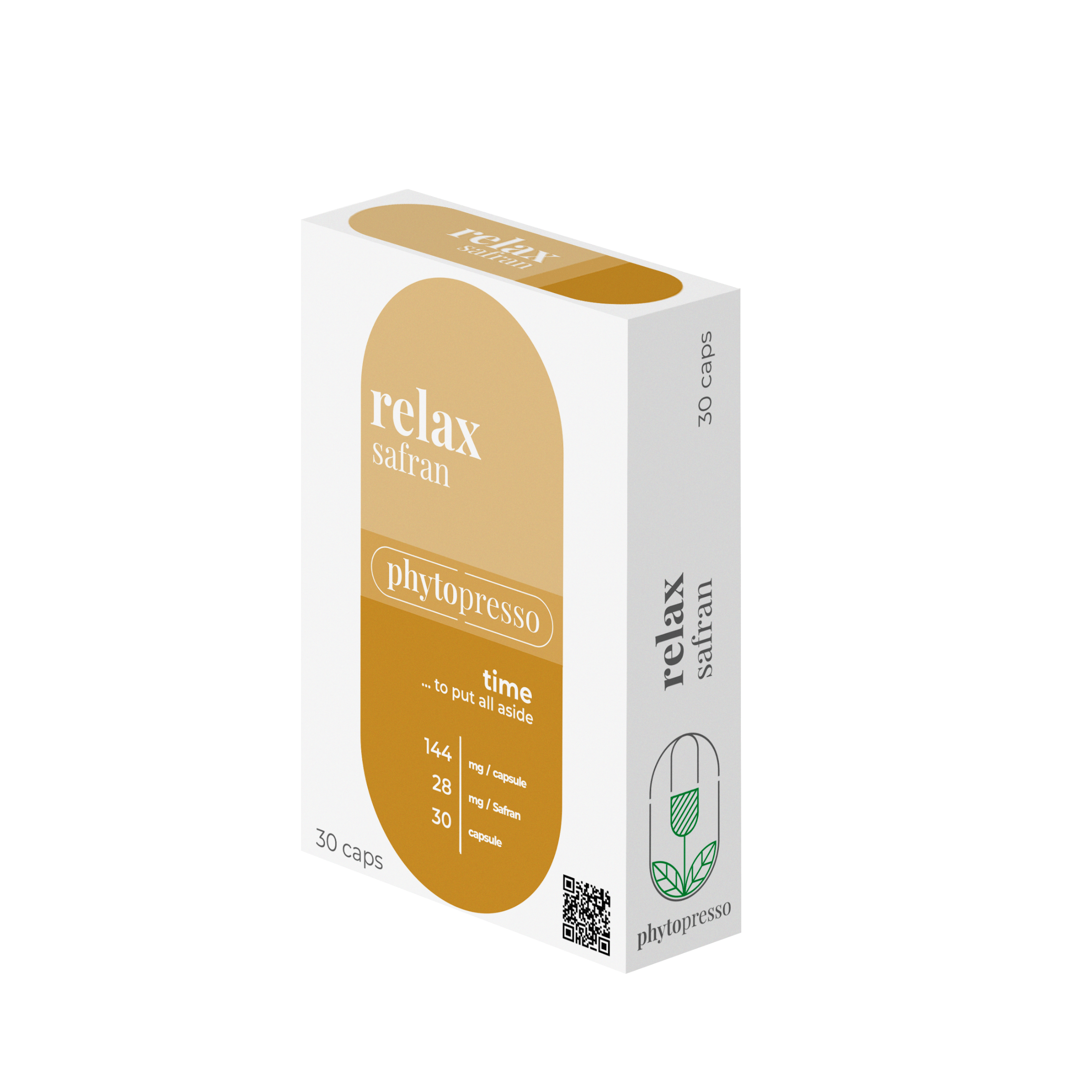 Relax Safran 30 Capsules Pack – Phytopresso